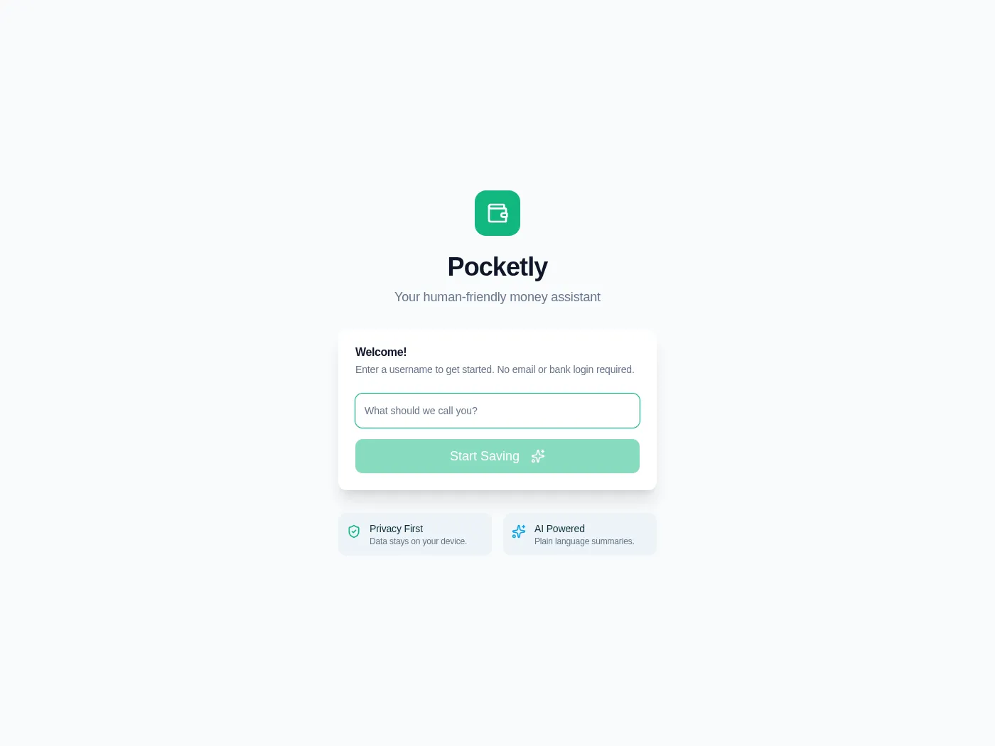 Pocketly Money Assistant