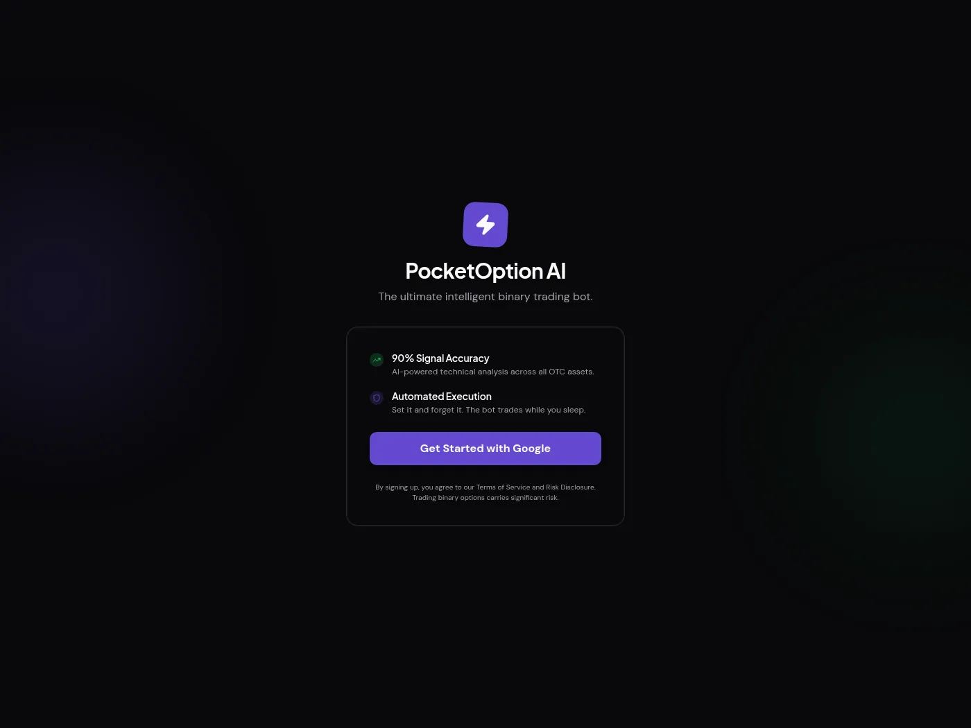 PocketOption AI Trader
