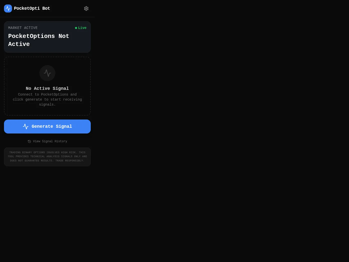 PocketOptions Signal Bot