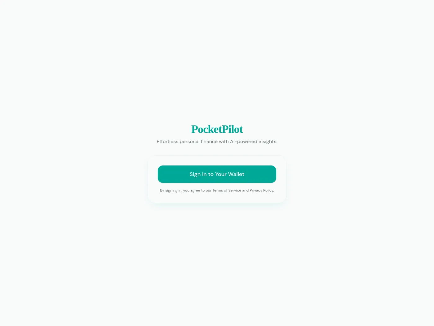 PocketPilot Finance Tracker