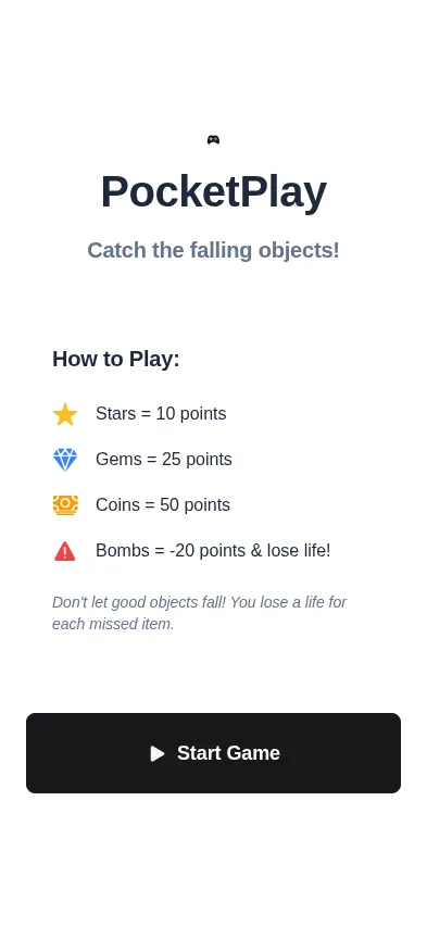 PocketPlay Game