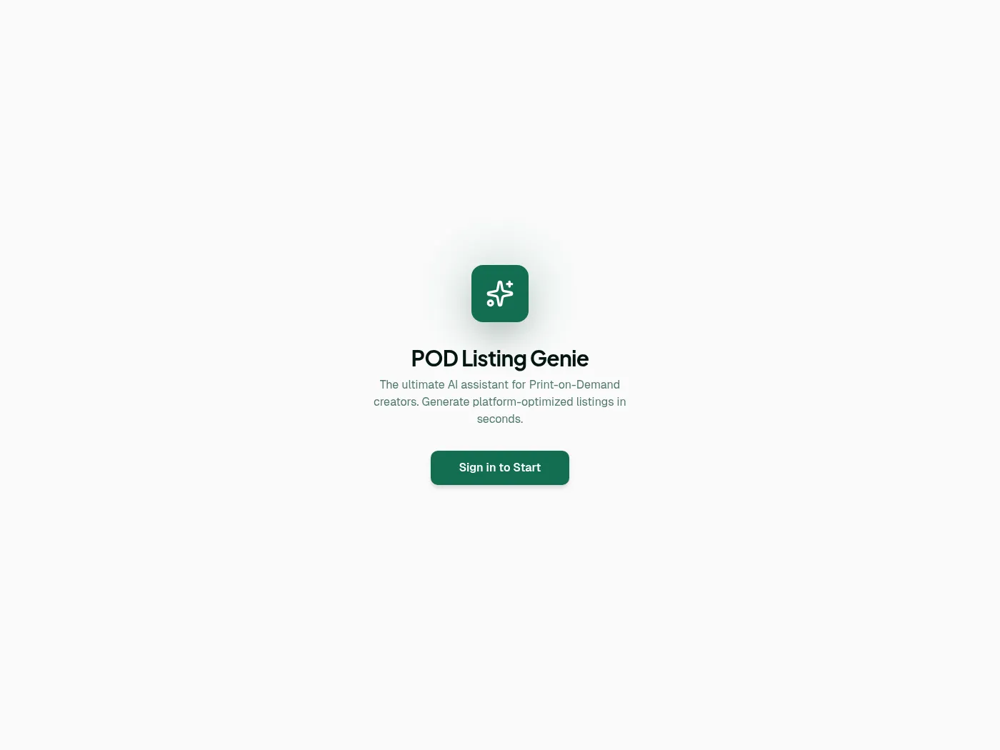 POD Listing Genie