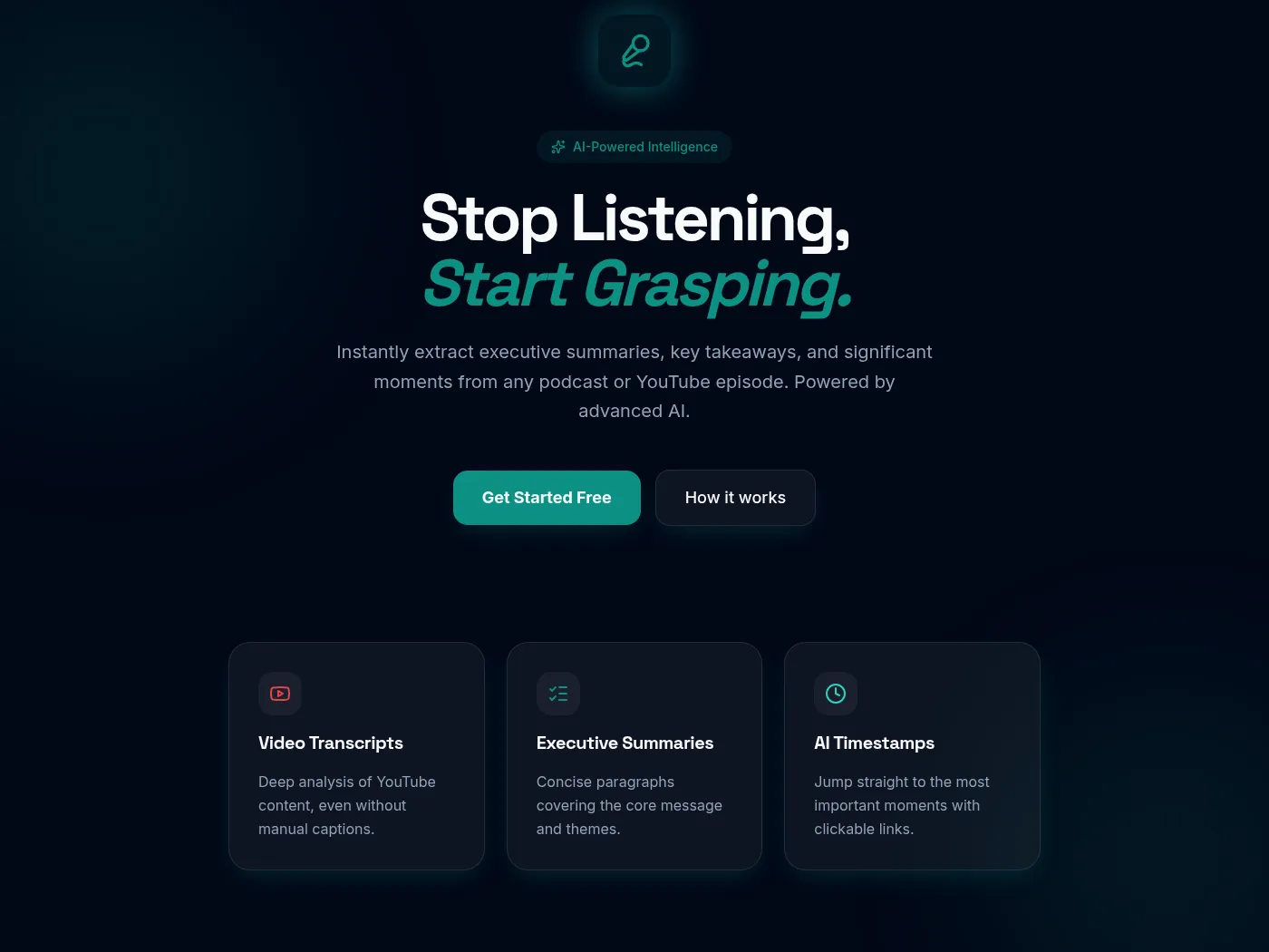 AI Podcast Summarizer