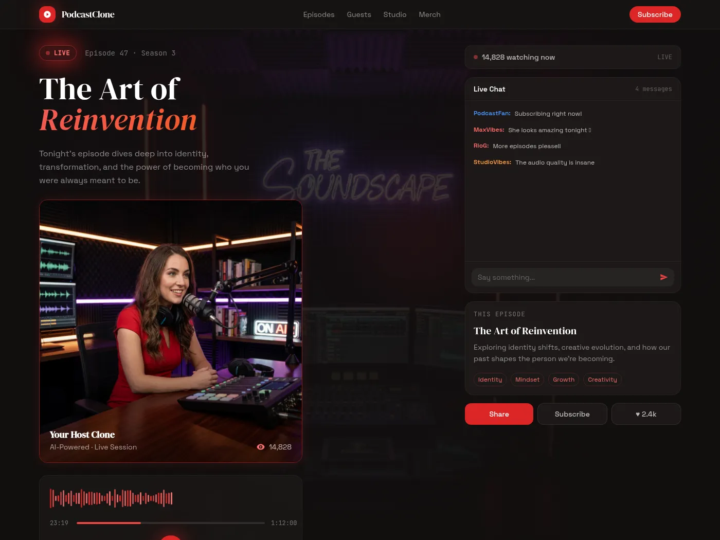 Podcast Clone Studio