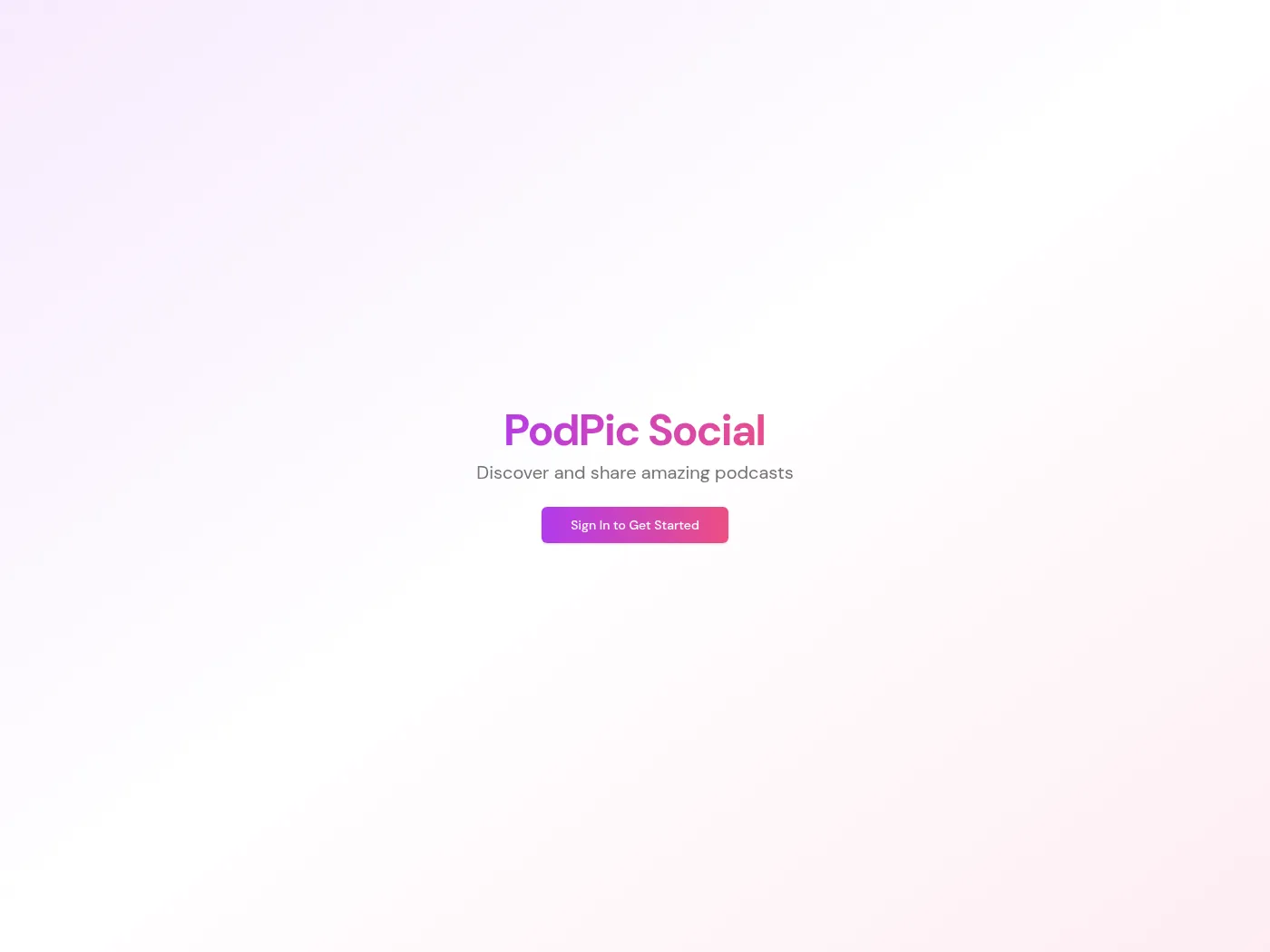 PodPic Social
