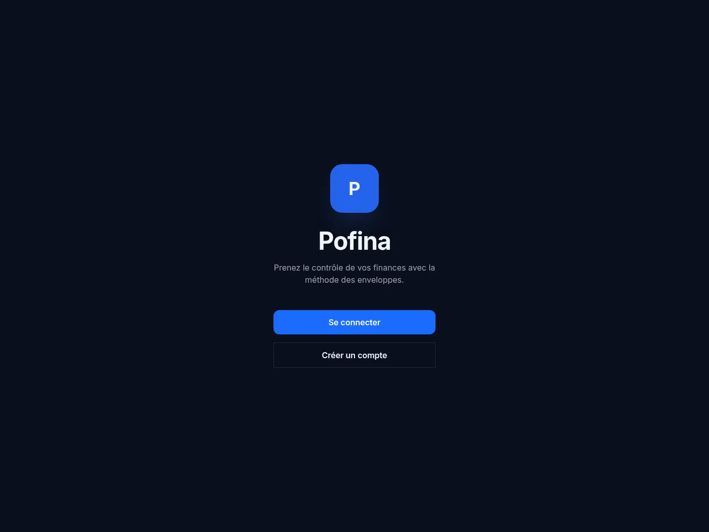 Pofina Budget Manager