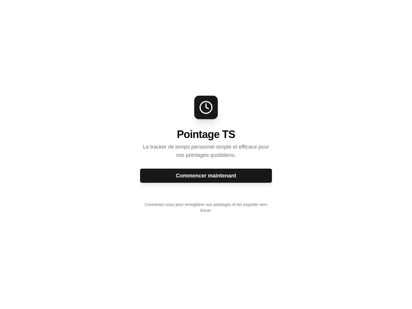 Pointage TS Tracker