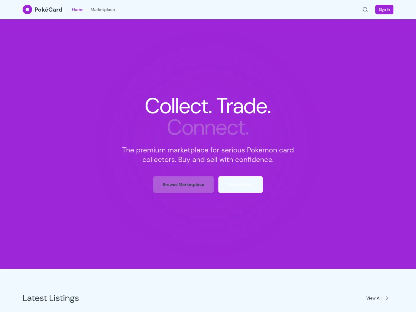 PokéCard Marketplace