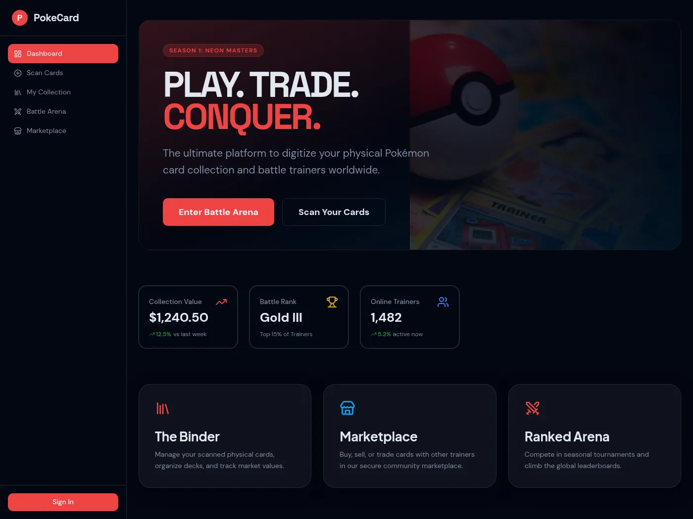 PokeCard Play & Trade