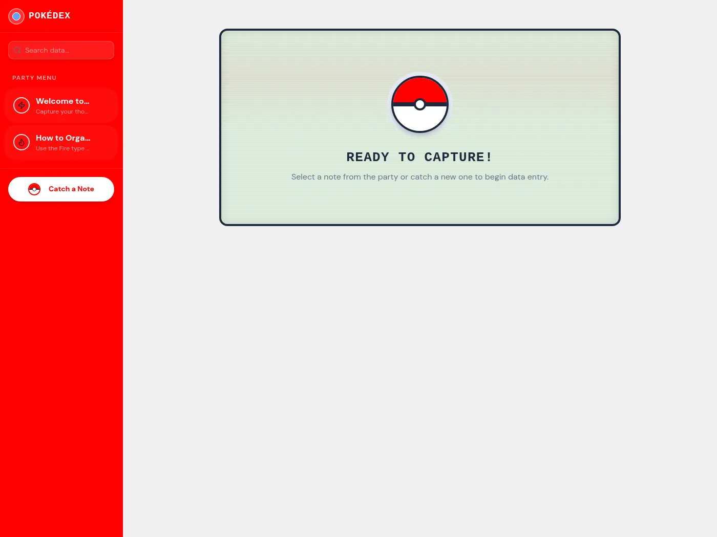 PokéDex NoteKeeper