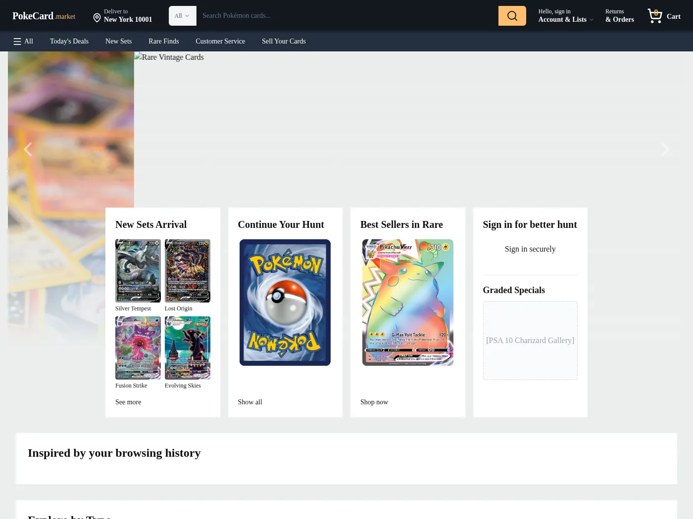 PokeCard Marketplace
