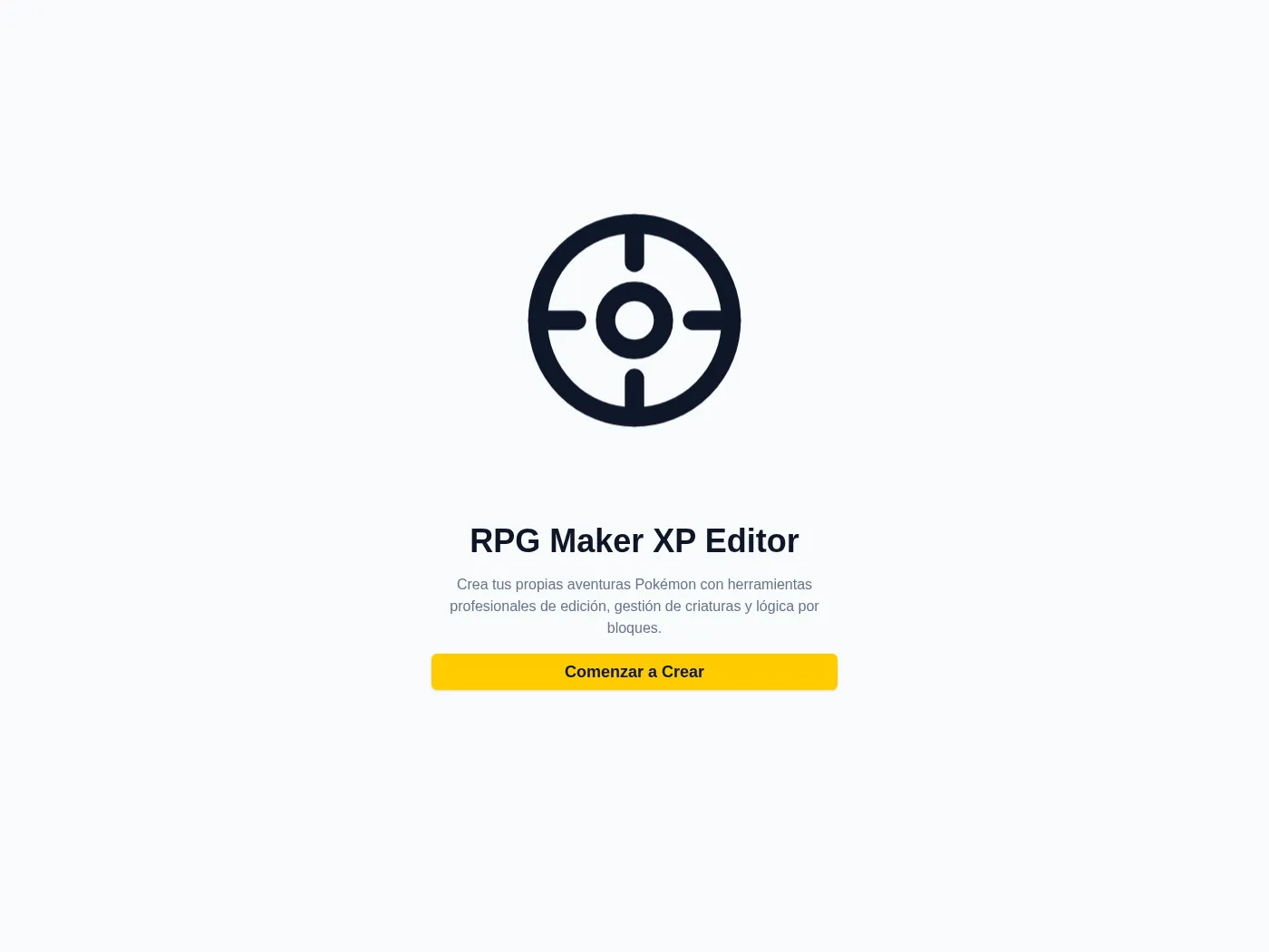 Pokémon RPG Maker XP Editor