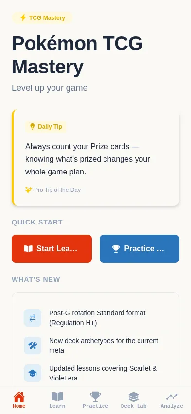 Pokémon TCG Mastery