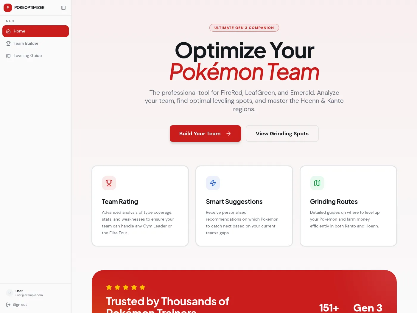 Pokémon Team Optimizer