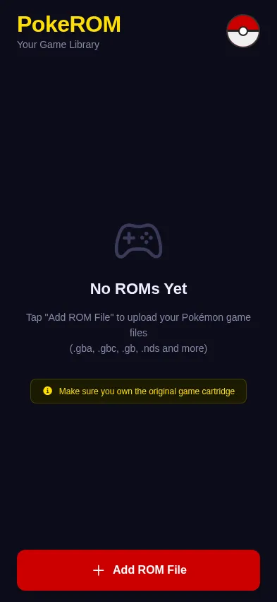 PokeROM Emulator