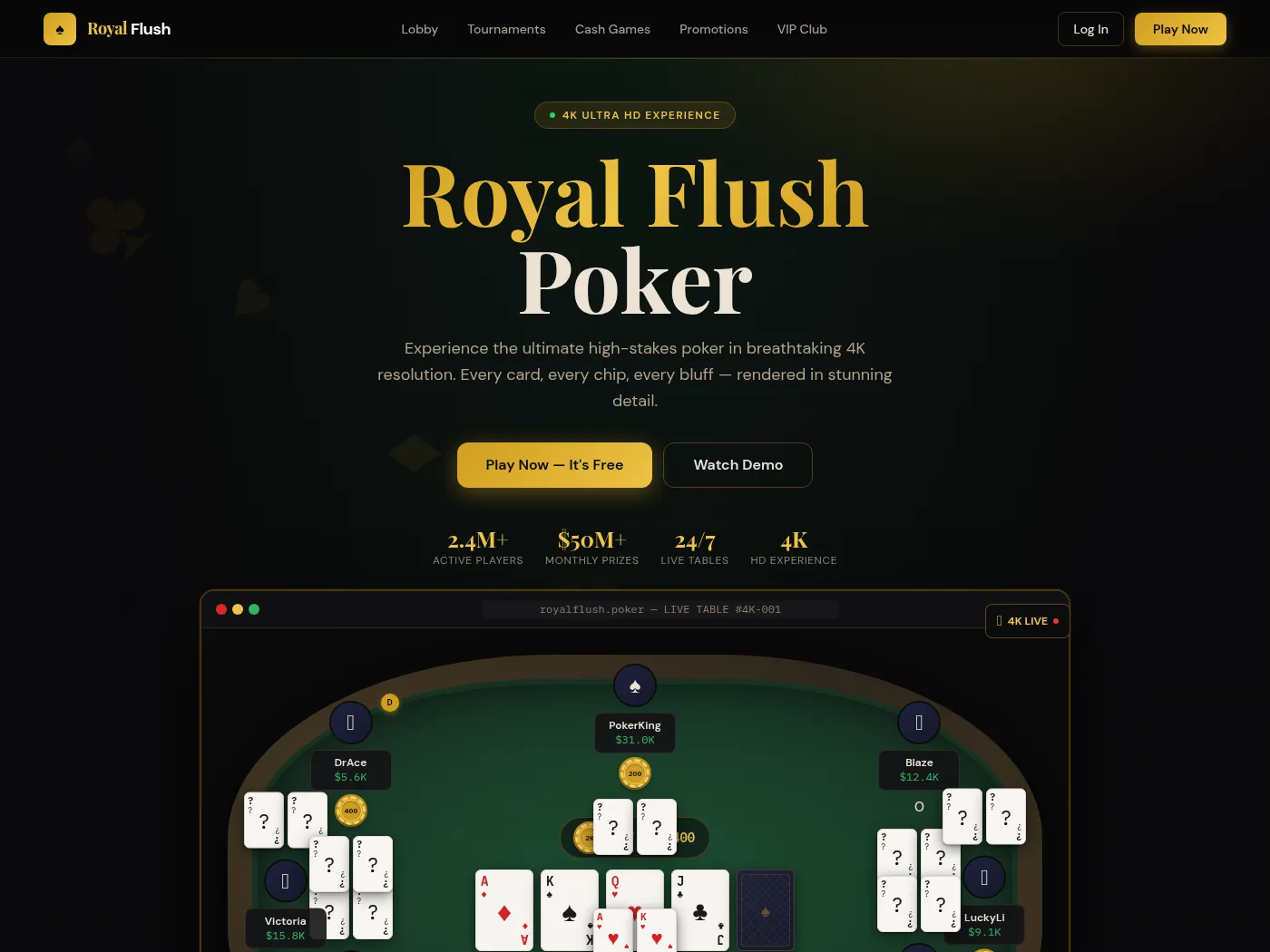 PokerSite 4K Showcase