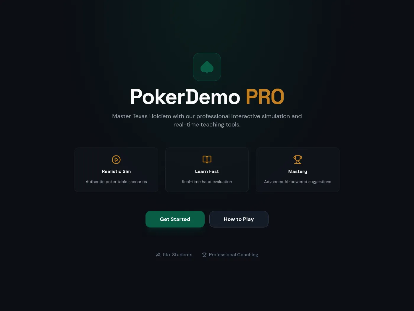 PokerDemo Pro