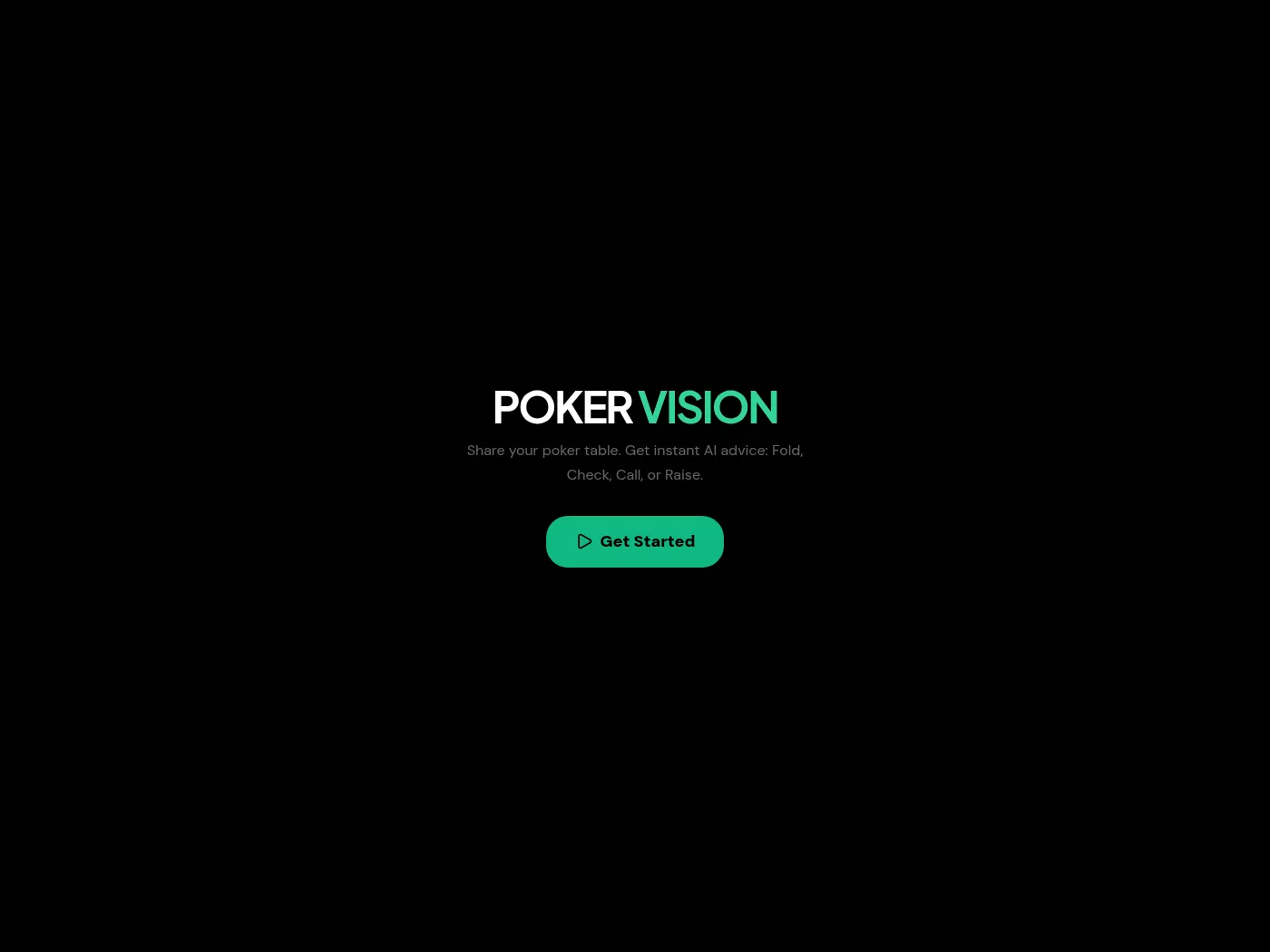 Poker Vision Assistant
