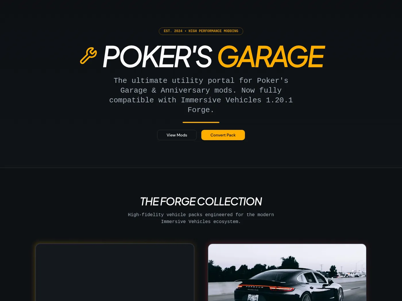 Poker's Garage Forge Update