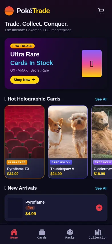 PokéTrade Marketplace