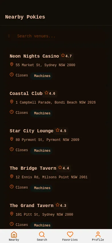 Pokie Finder App