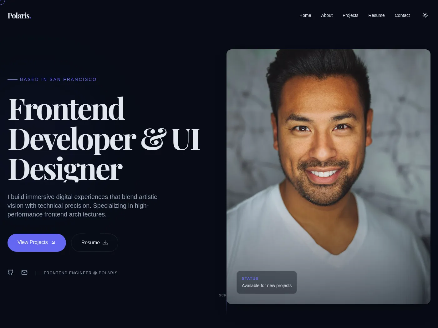 Polaris Developer Portfolio