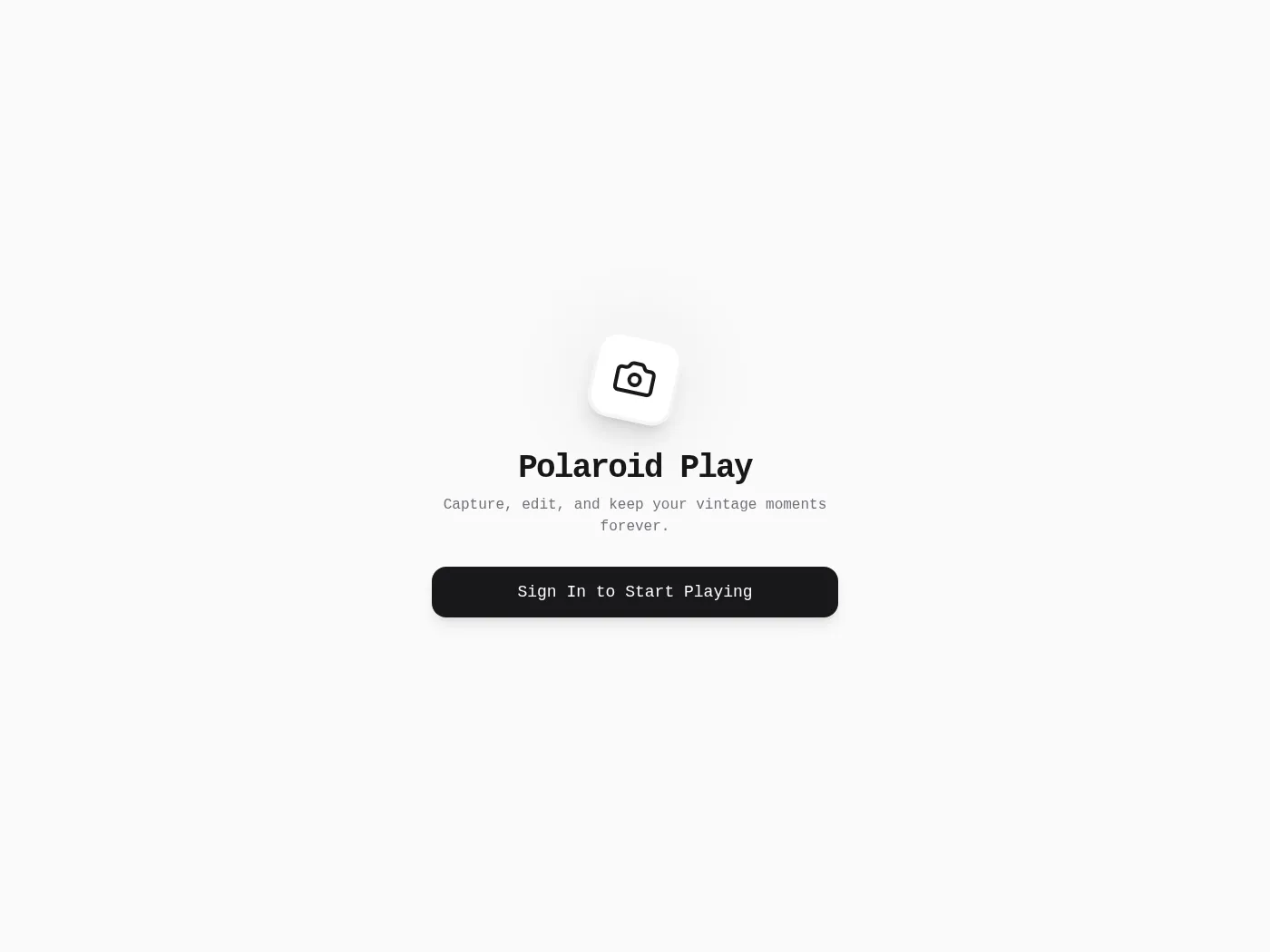 Polaroid Play Clone