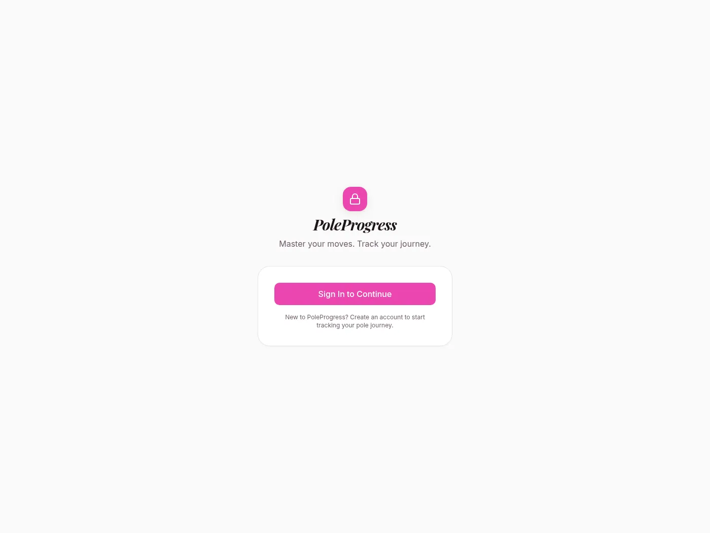 Pole Dance Tracker