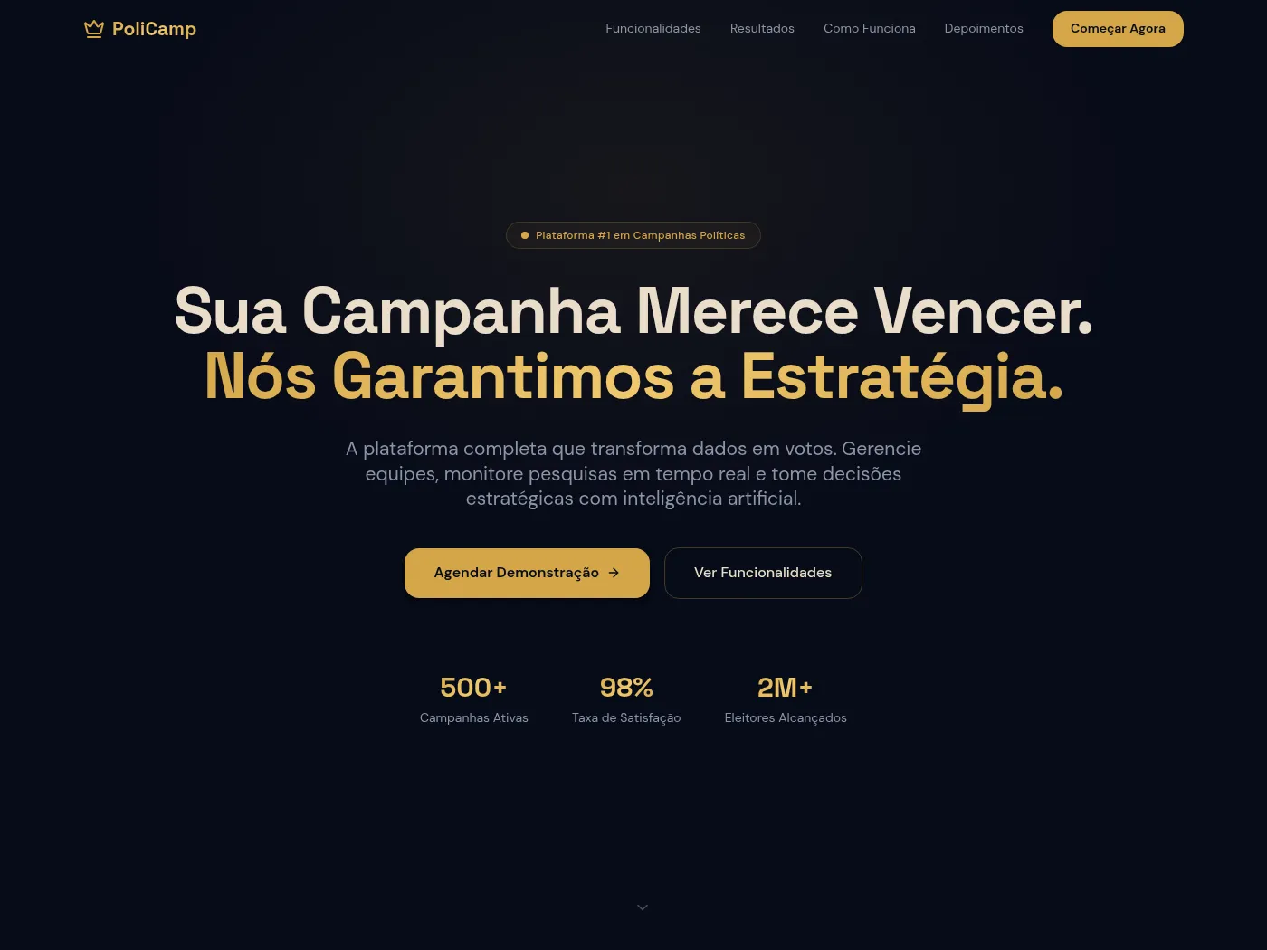 PoliCamp Platform Page