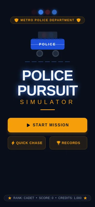 Police Pursuit Simulator