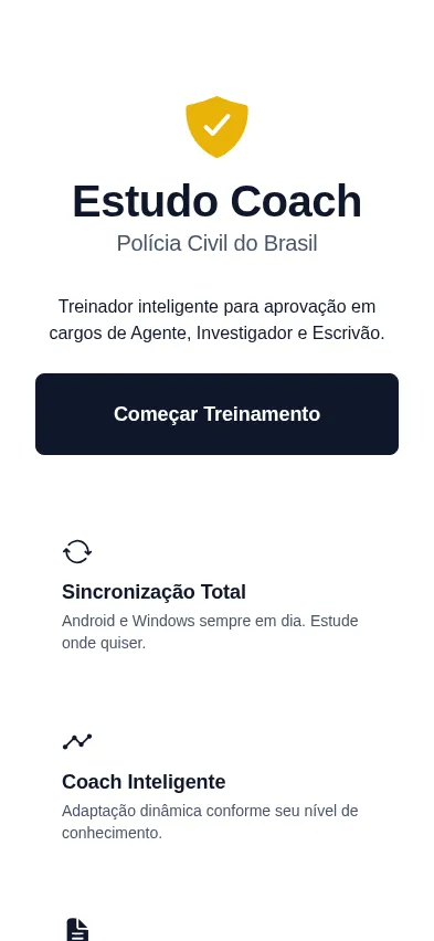 Polícia Civil Study Coach