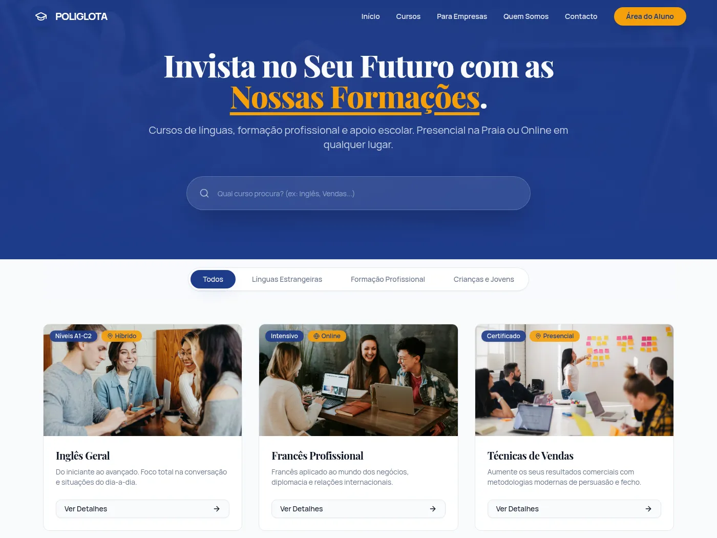 Poliglota Cursos Catalog