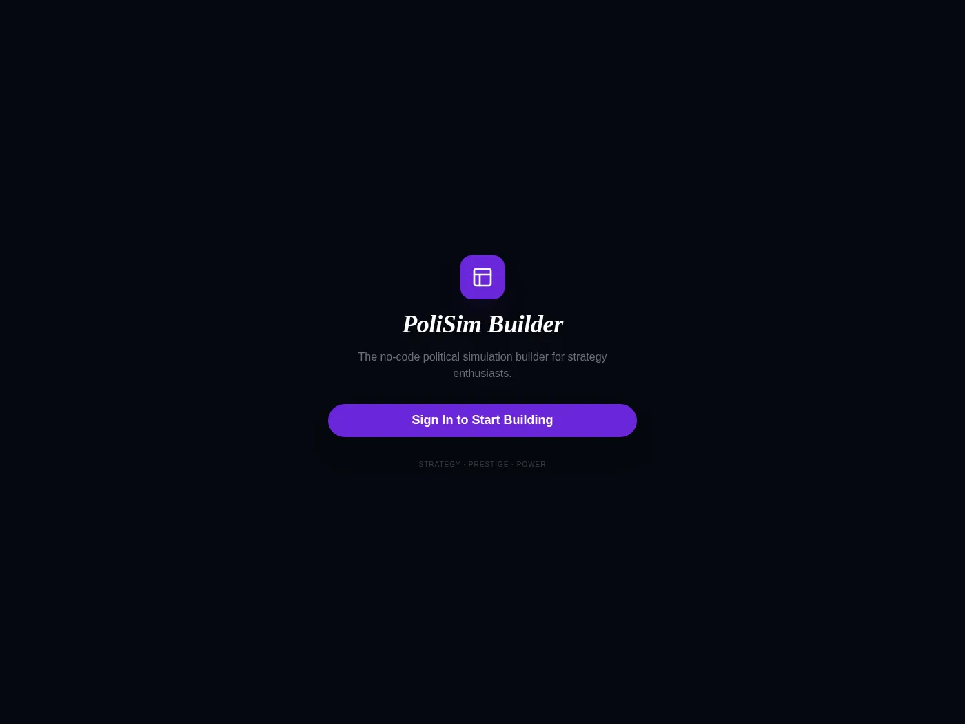 PoliSim Builder