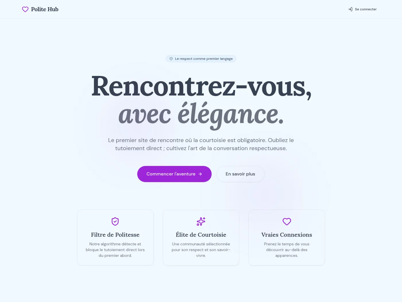 Polite Dating Hub