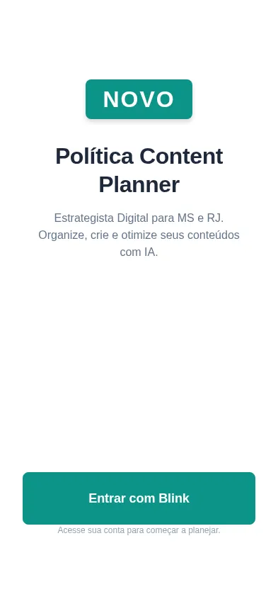 Política Content Planner