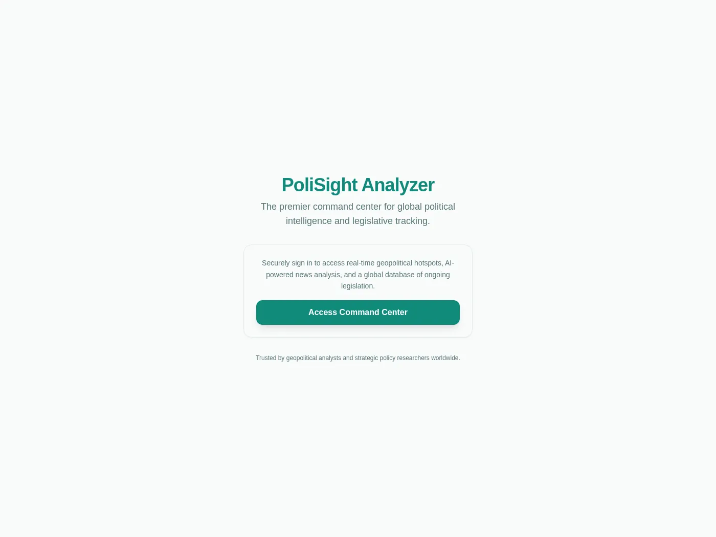 PoliSight Analyzer