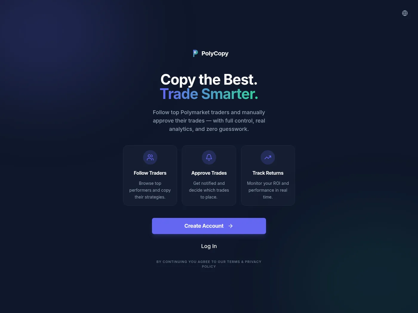 PolyCopy Trading Platform