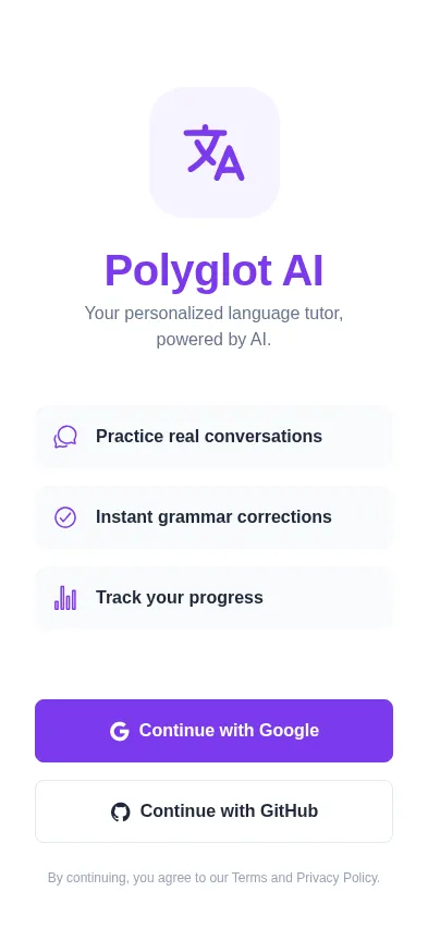 Polyglot AI Tutor