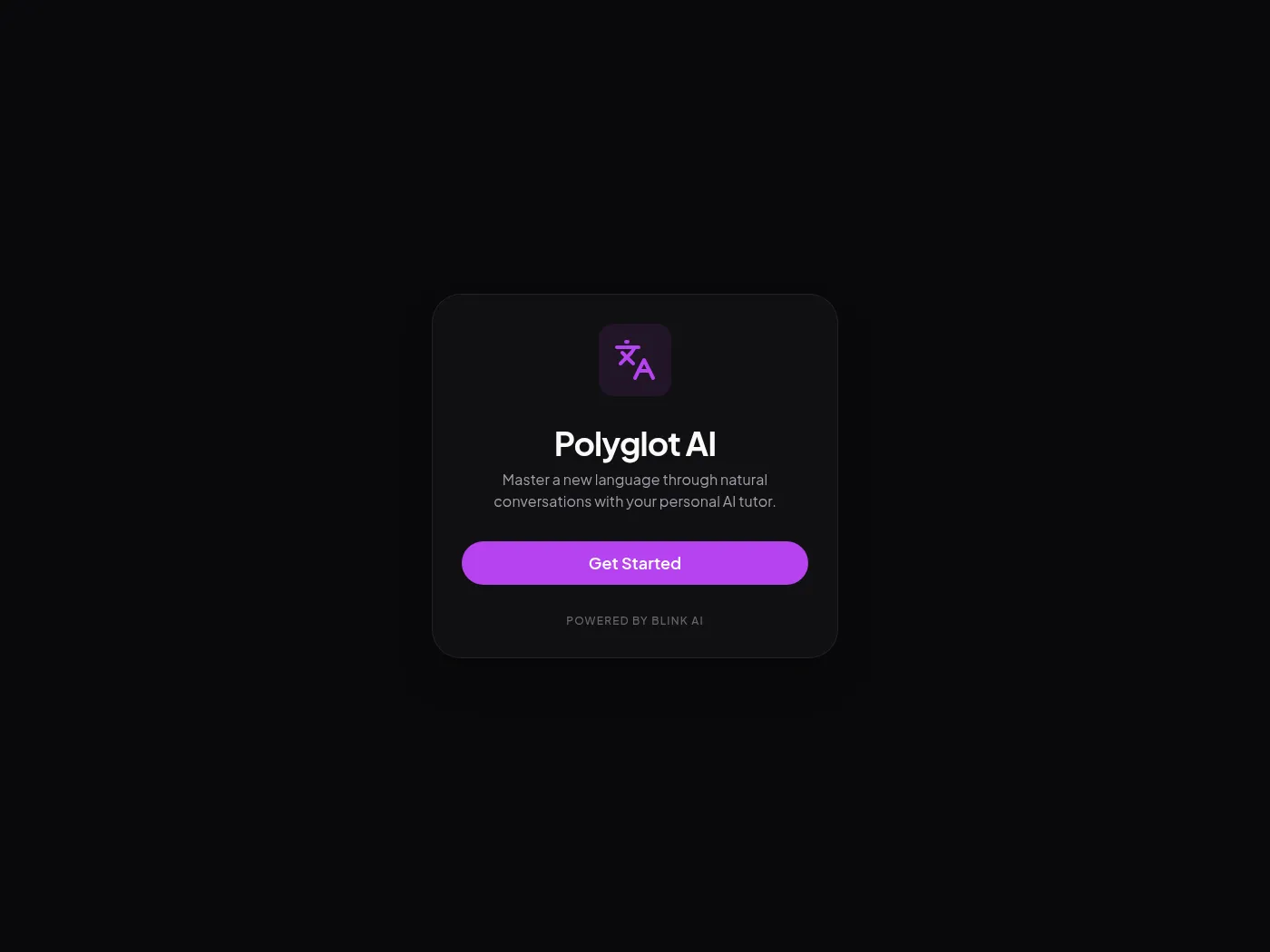 Polyglot AI Tutor