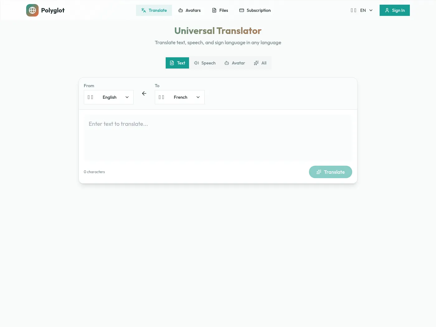 Polyglot Companion App