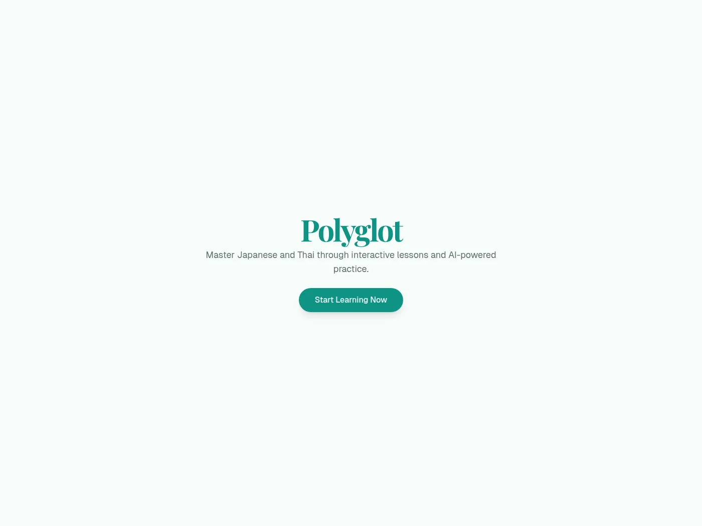 Polyglot Language Learner