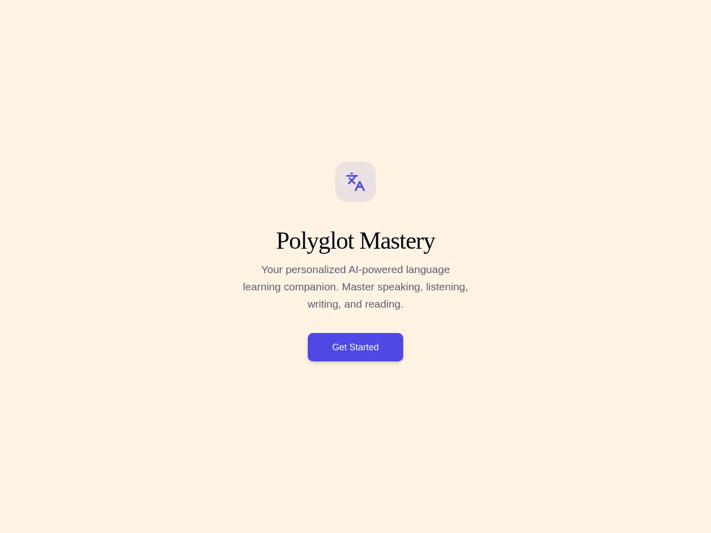 Polyglot Mastery App
