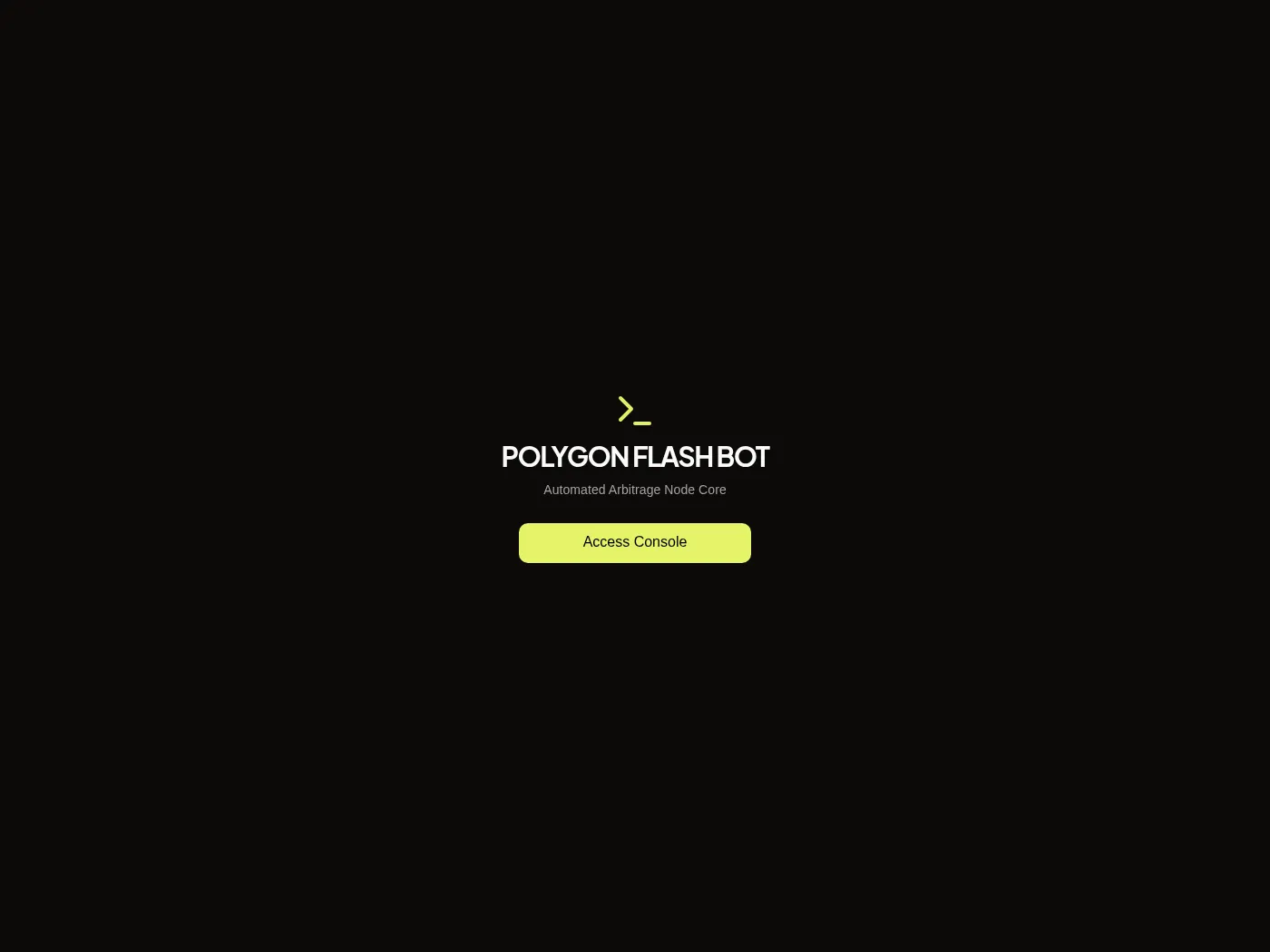 Polygon Flash Loan Bot