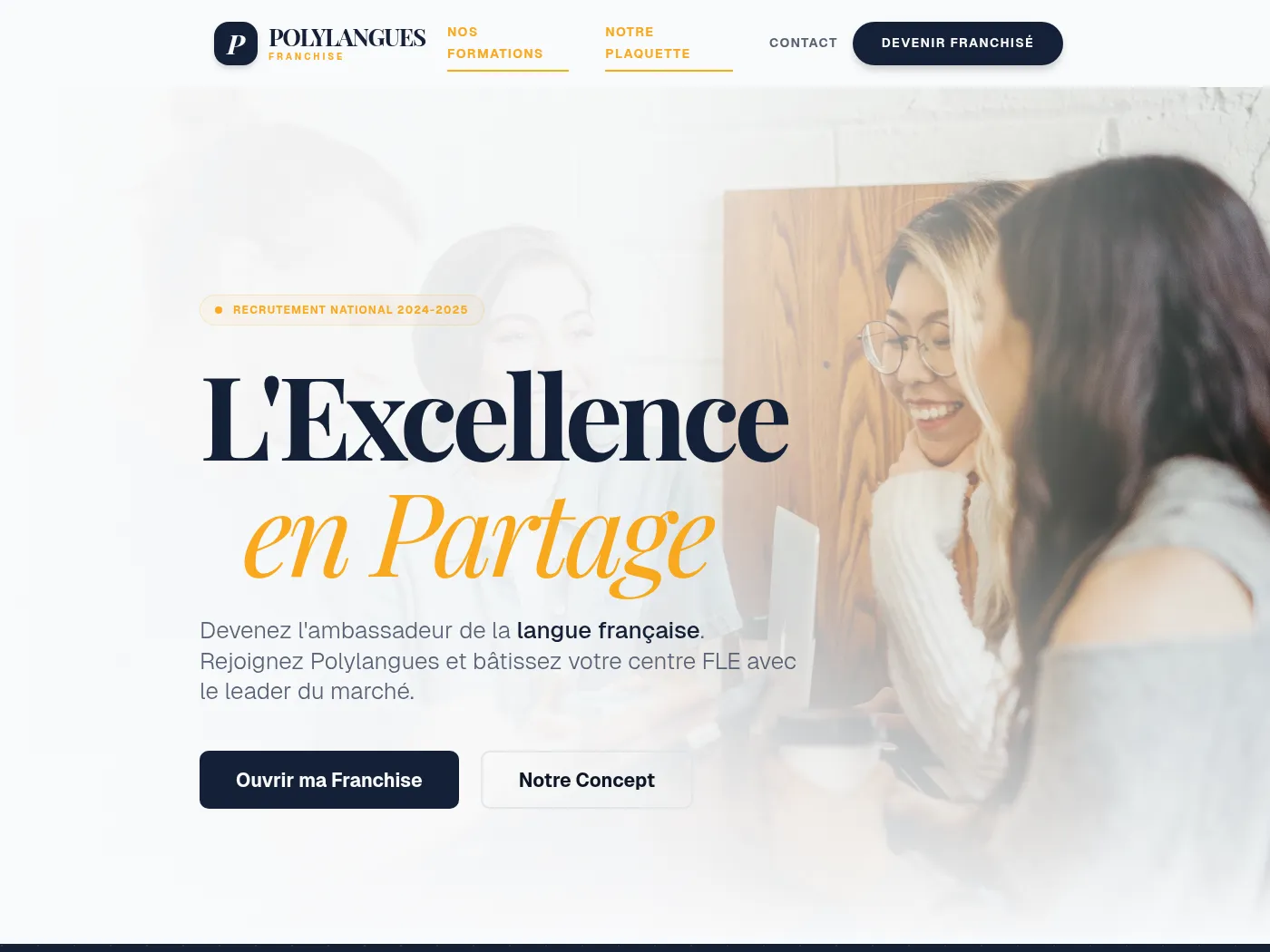 Polylangues Franchise Redesign