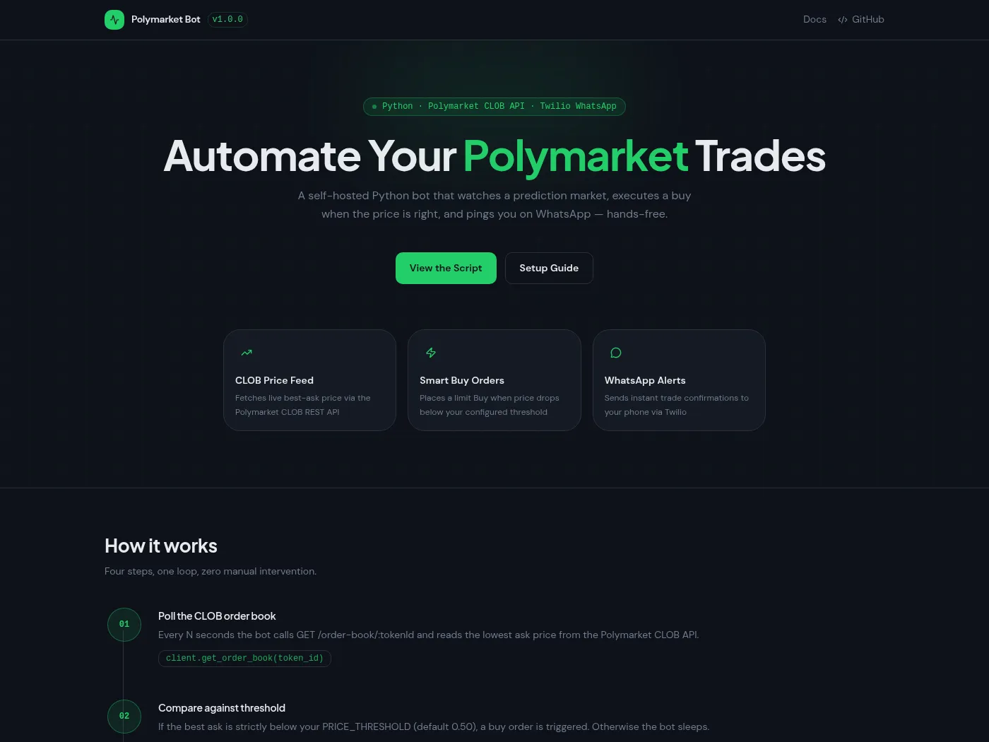 Polymarket Trade Bot