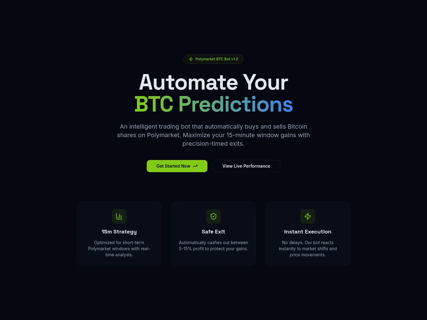 Polymarket BTC Bot