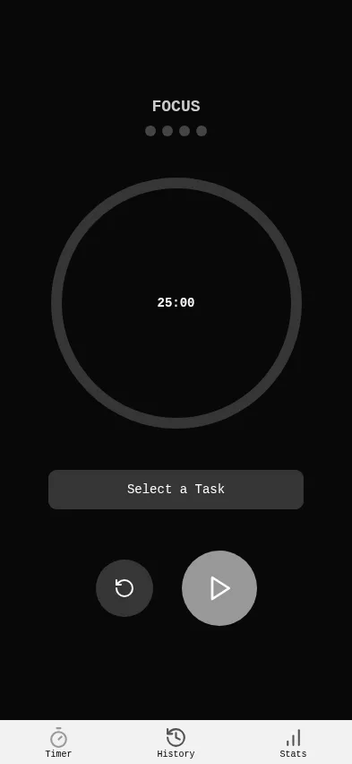 Pomodoro Focus Mobile