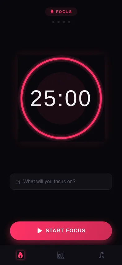 Pomodoro Focus Tracker
