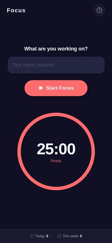 Pomodoro Pro Mobile