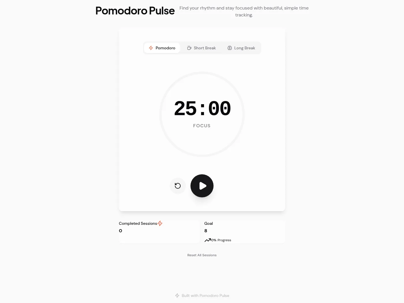Pomodoro Pulse